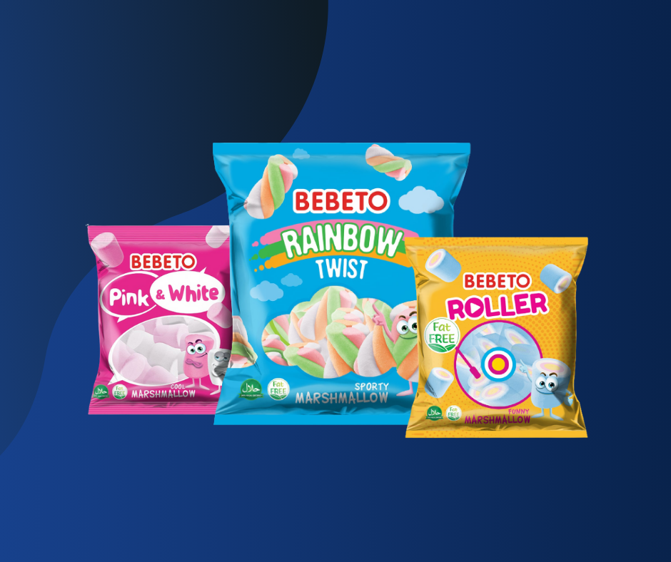 Bebeto Halal Marshmallows – BBQ, Watermelon, Pink & White, Twist ...